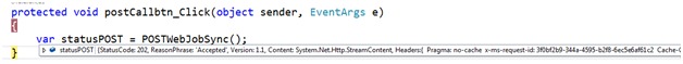 Trigger Azure WebJob By Using WebAPI Trigger Azure WebJob By Using WebAPI